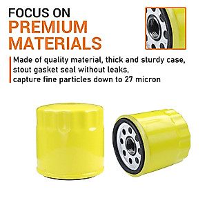 52 050 02 Oil Filter with Fuel Filter for Kohler M18 - M20, CV11 - CV22, CH11 - CH16, SV600 SV610 SV620 SV730 SV830 Engine 52-050-02-S 25-050-34-S 52-050-02-S1 Lawn Mower