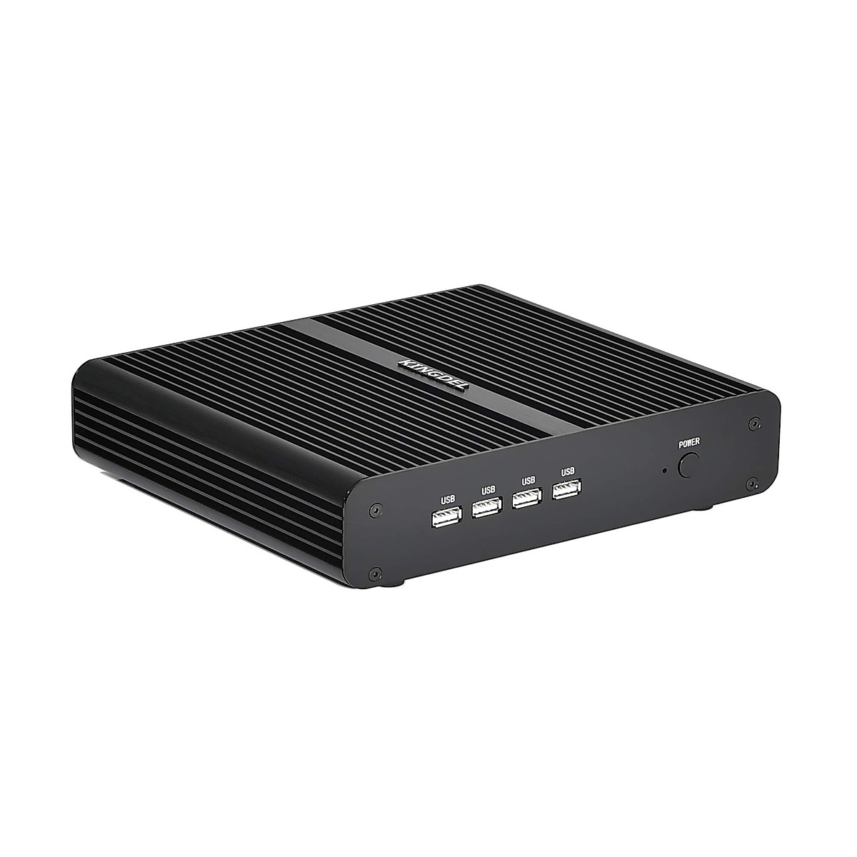 Kingdel® NC860 Powerful Mini Desktop Computer, Fanless Mini PC with Intel i7 10th Gen. CPU(Up to 4.9Ghz), 32GB DDR4 RAM, 512GB SSD, 4K 4096x2304, HD Port, DP, Full Metal Case, Windows 11 Pro