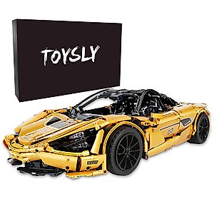 TOYSLY Technique Building Block Set for Adults, Model Cars Kits to build and 720 MOC Building Kits and Engineering Toy for teens, 1:8 Scale Race Car Model (3149 PCS)
