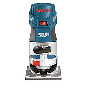 Bosch Router Tool, Colt 1-Horsepower 5.6 Amp Electronic Variable-Speed Palm Router PR20EVS & BOSCH 15 pc. Carbide-Tipped Wood Router Bit Set