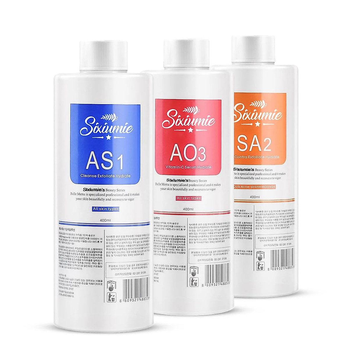 Marfort AS1 SA2 AO3 Aqua Peeling Solution Top Salon Skin Scrub Hydra Skin Scrub Special Solution Small Bubble Solution (40fl oz)