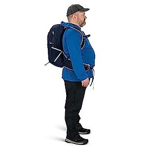 Osprey Talon 22L Men's Hiking Backpack with Hipbelt, Ceramic Blue, L/XL, Extended Fit