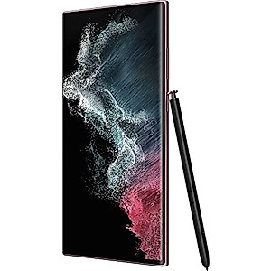 Samsung Galaxy S22 Ultra 5G (SM-S908E/DS) Dual SIM 256GB/ 12GB RAM, 6.8" GSM Unlocked International Version - Burgundy