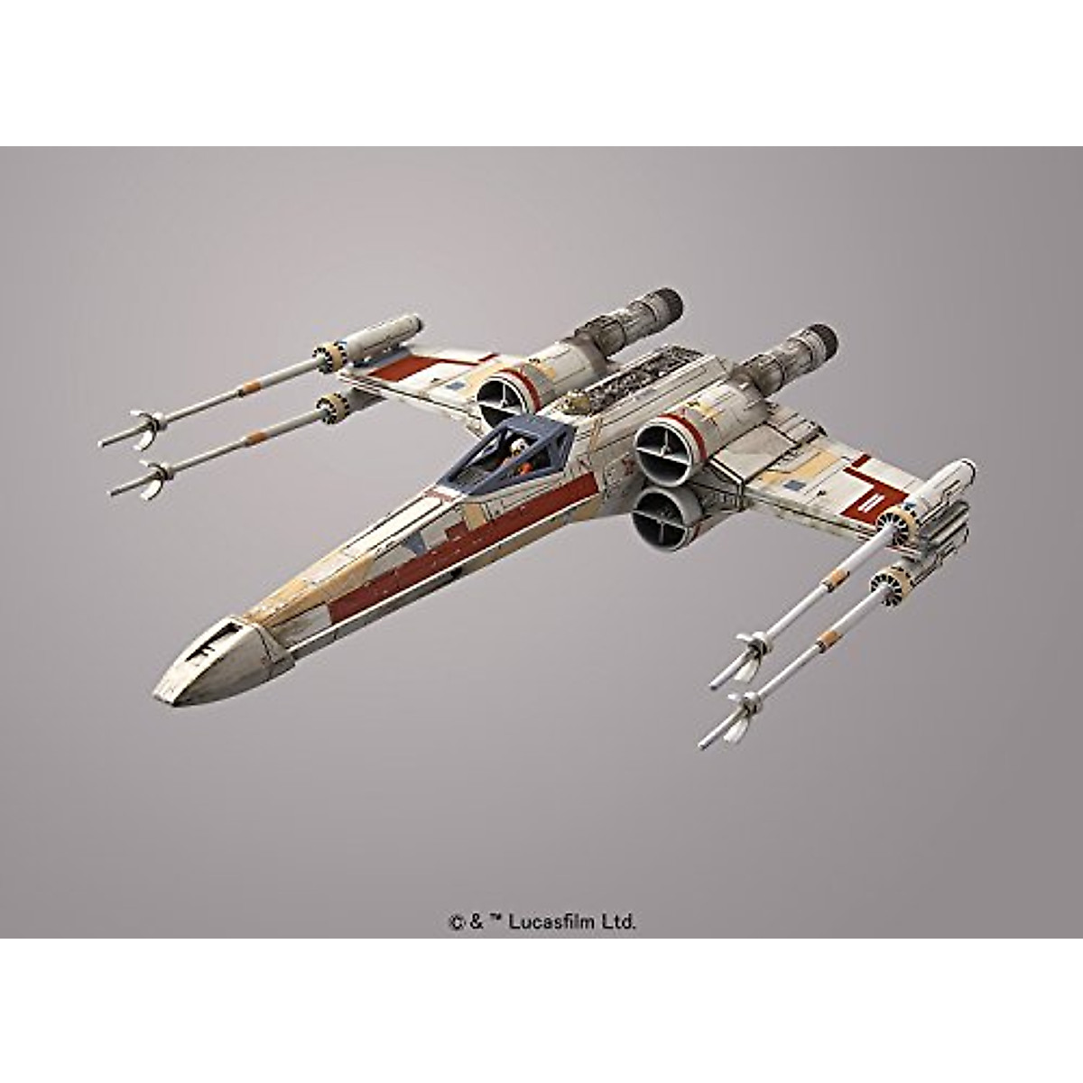 Bandai Hobby Star Wars 1/72 X-Wing Red Squadron (Special Set), Multicolor