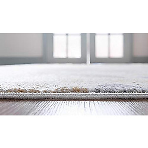 Rugs.com Charleston Collection Rug – 9' x 12' Yellow Low-Pile Rug Perfect for Living Rooms, Large Dining Rooms, Open Floorplans