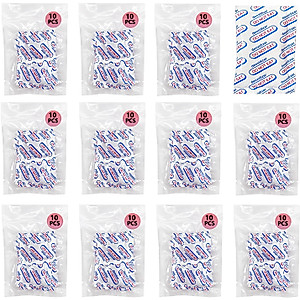 Plateau ELK Oxygen Absorbers for Food Storage 100CC, 110 PCS O2 Absorbers Food Grade for Mylar Bags, Canning, Flour, Wheat, Oats and Freeze Dried Foods - Long Term Storage (11x PCS of 10)