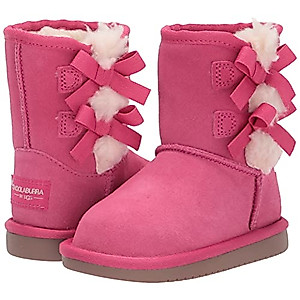 Koolaburra by UGG Unisex-Child T Victoria Short Boot Fashion, Fandango Pink, 6 Toddler