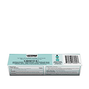 Listerine Essential Care Fluoride Anticavity Toothpaste Gel, 4.2 Ounce, (Pack of 3)