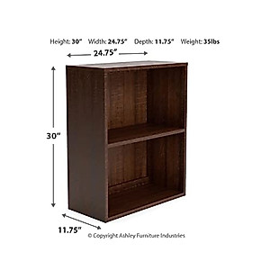 Signature Design by Ashley Camiburg Bookcase, 1 Shelf, Dark Brown