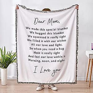 Gifts for Mothers Day Mom Gifts Valentines Day Gifts for Mom Birthday Gifts for Mom from Daughter Gifts for Mothers Day Soft Throw 60" x 50"