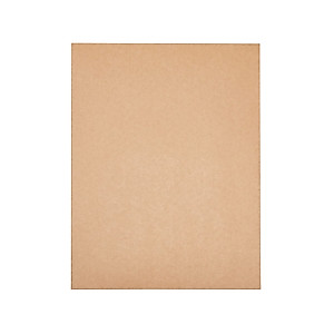 48 Sheets Brown Kraft Paper Material for Crafts, Party Invitations, Wedding, Letter Size (120 gsm, 8.5 x 11 In)