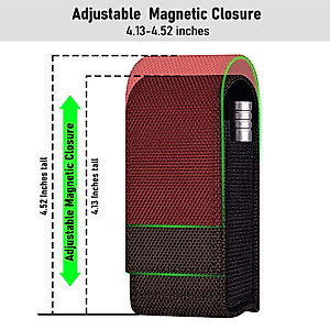 ykooe Multitool Sheath Compatible with Leatherman EDC Belt Organizer Tool Holster Nylon Pouch, Brown