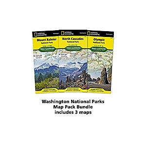 Washington National Parks [Map Pack Bundle] (National Geographic Trails Illustrated Map)
