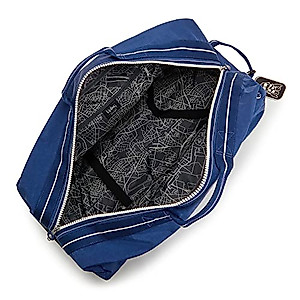 Kipling Devin On Wheels Carry-On Bag, Cabin Sized, Strong Handle, Admiral Blue CL, 24''L x 11.75''H x 12.5''D