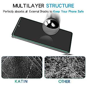 KATIN [2-Pack] Designed For Samsung Galaxy S20 FE 5G, Galaxy S20 FE Tempered Glass Screen Protector, Bubble Free, Support Fingerprint Reader, Case Friendly