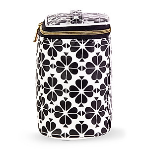 Kate Spade New York Insulated Lunch Tote, Small Lunch Cooler, Cute Lunch Bag for Women, Floral Thermal Bag with Double Zipper Close and Carrying Handle, Spade Flower Stripe