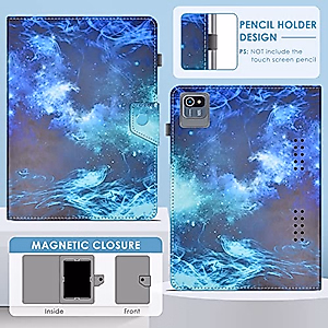 DETUOSI Okaysea 10.1" Tablet Case Cover, Portable Protective Folio PU Leather Stand Shell for Okaysea 10 inch Android Tablet