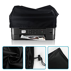 Dust Cover Brother MFC-J1010DW Wireless Color Printer, Oxford Cloth Dust Case Cover Compatible w/ Brother MFC-J1010DW Printer Durable & Resistant Anti-Static Perfect Universal Protector (CQ023)