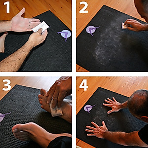 AURORAE Classic/Printed Extra Thick and Long Yoga Mat. Slip Free Rosin included