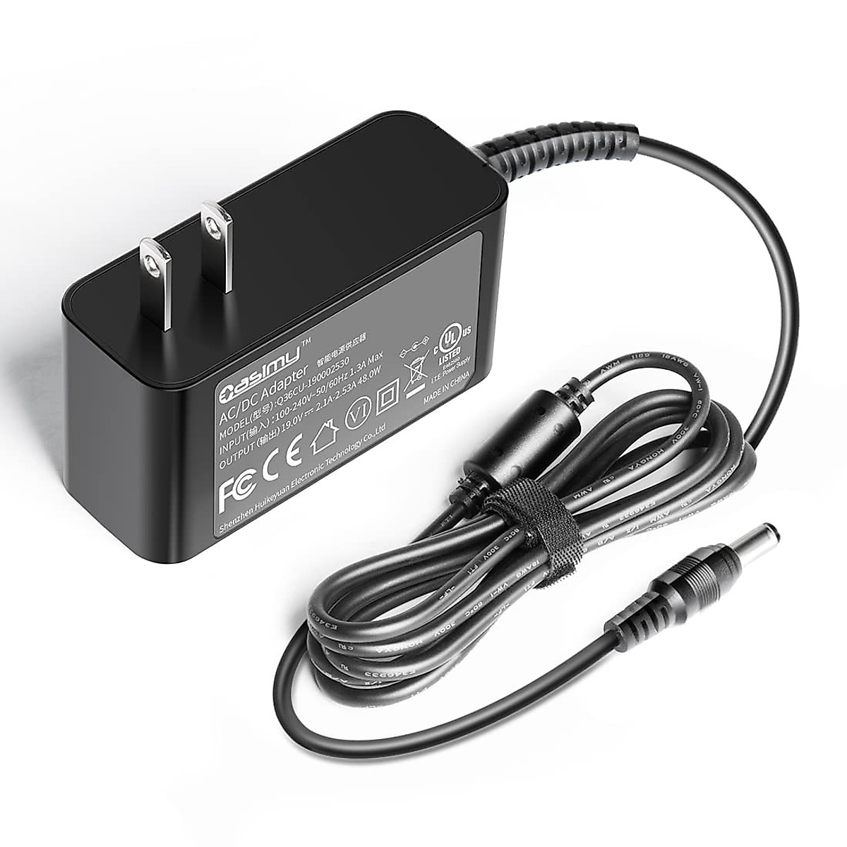 CASIMY 19V AC Power Adapter Charger Compatible with Ember Coffee Mugs WA-40J19FU WA-40E19FC, Positive Grid Spark 40W, Philips 246E9QJAB/00 Monitor, ASUS 22'' 23'' 24'' 27'' HP Monitor Power Supply