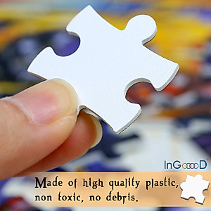 Ingooood-100 Piece Jigsaw Puzzles for Kids- Muscle Car-IG-0510 - Game Decompression Leisure Entertainment Recyclable Material Plastic Puzzle Toy Gift