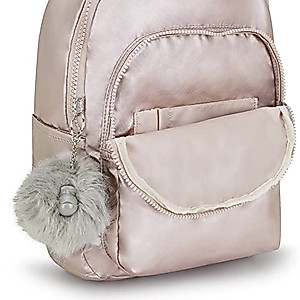 Kipling Seoul Small Metallic Tablet Backpack Metallic Rose