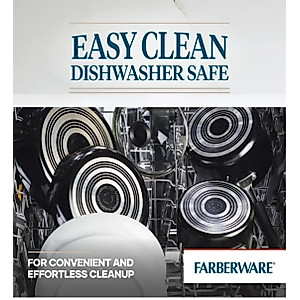 Generic 14-inch Easy Clean Nonstick Family Pan, Jumbo Cooker with Lid (Black), 15.37