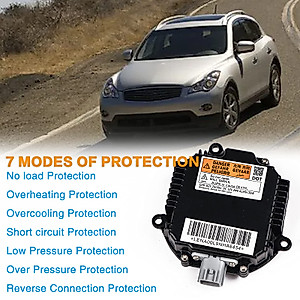 28474-89904 Xenon HID Headlight Ballast Control Unit W/D2S Bulb & Igniter Module Compatible with Infiniti EX35 FX35 G35 JX35 M35 Nissan 350Z Altima Murano Rogue, Replaces 2847489907 28474-8991A