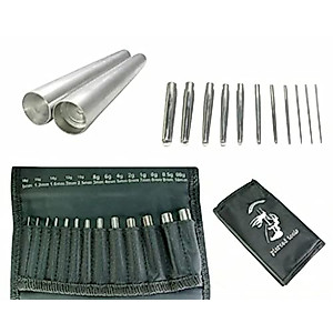 13-pc Set Insertion Taper Calor Style 18G-00G Steel Expander Lobe Ear Stretching Style 88888-349