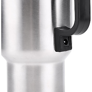 Psytfei Car Heating Cup 12V Car Heated Mug Stainless Steel Travel Mug Electric Temperature Control Car Coffee Cup Warmer 450ml Universal Car Water Heater Mug with Heater