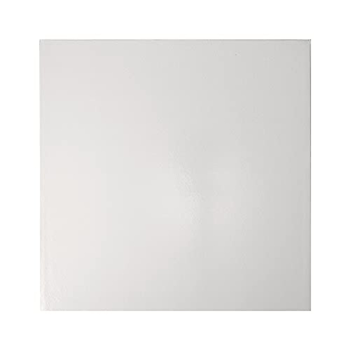 DecoPac Square Cake Drum, Foil Covered Cake Drum, Sturdy Half Inch Thick, Pack of 5, White - 18 Inch