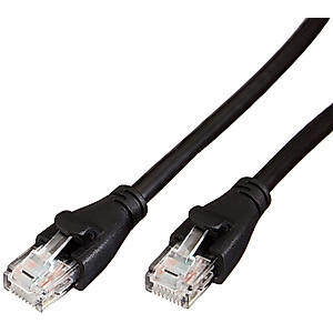 TP-Link AV600 Powerline Ethernet Adapter - Plug&Play, Power Saving, Nano Powerline Adapter(Tl-PA4010 Kit) with AmazonBasics RJ45 Cat-6 Ethernet Patch Internet Cable - 10 Feet (3 Meters) Bundle