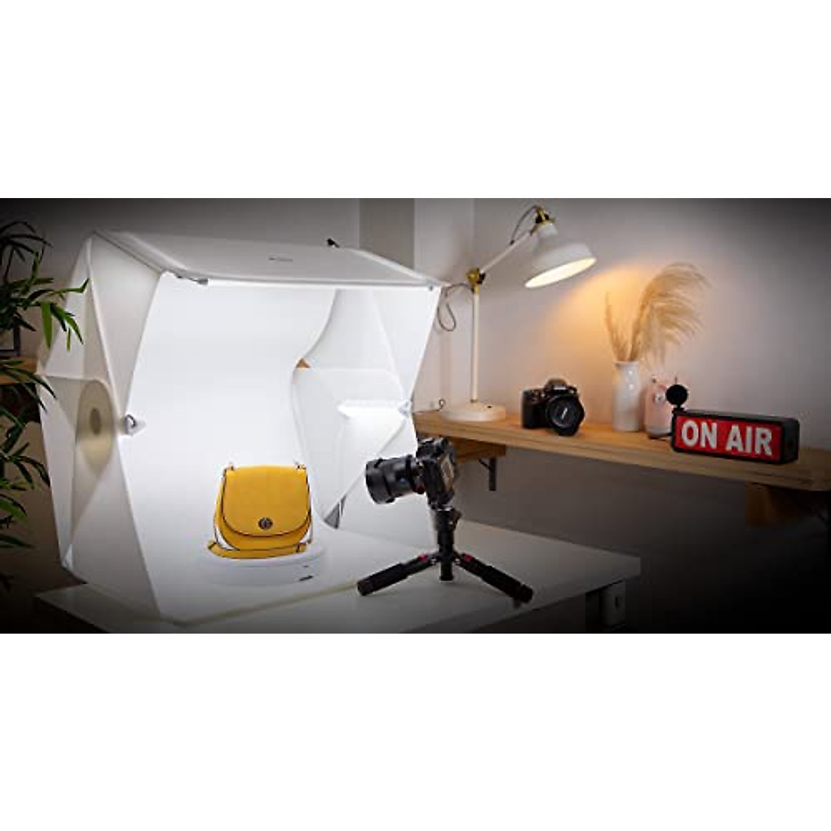 Foldio3 | 25" Portable Product Photo Studio Light Box with Dimmable LED Light | ORANGEMONKIE | World 1st All-in-one Photo Studio