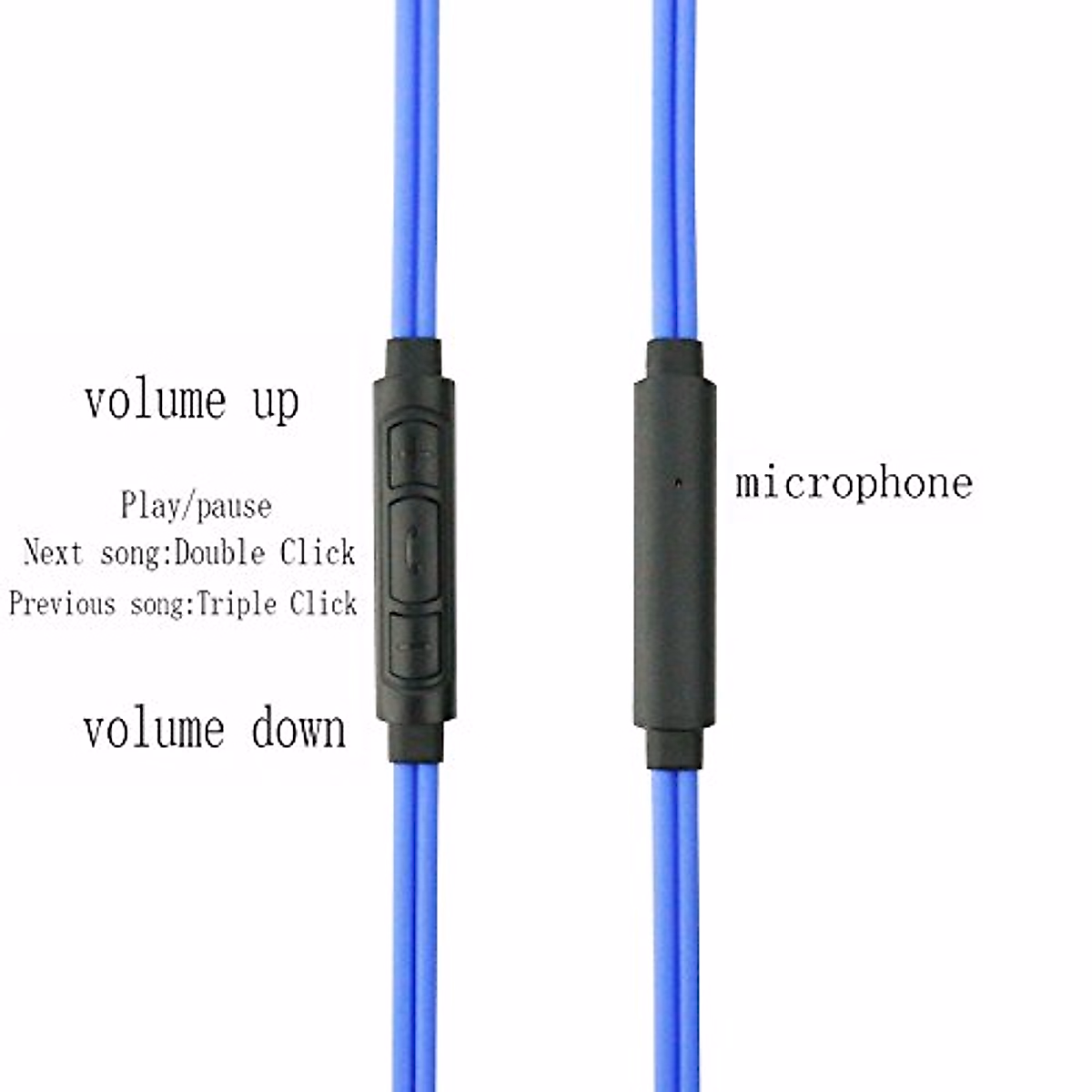 NewFantasia Replacement Cable Compatible with Sennheiser HD25 / HD25-1 / HD25-1 / II HD25-13 / HD25-C Headphone, Remote Volume Control Mic Compatible with Samsung Galaxy Android