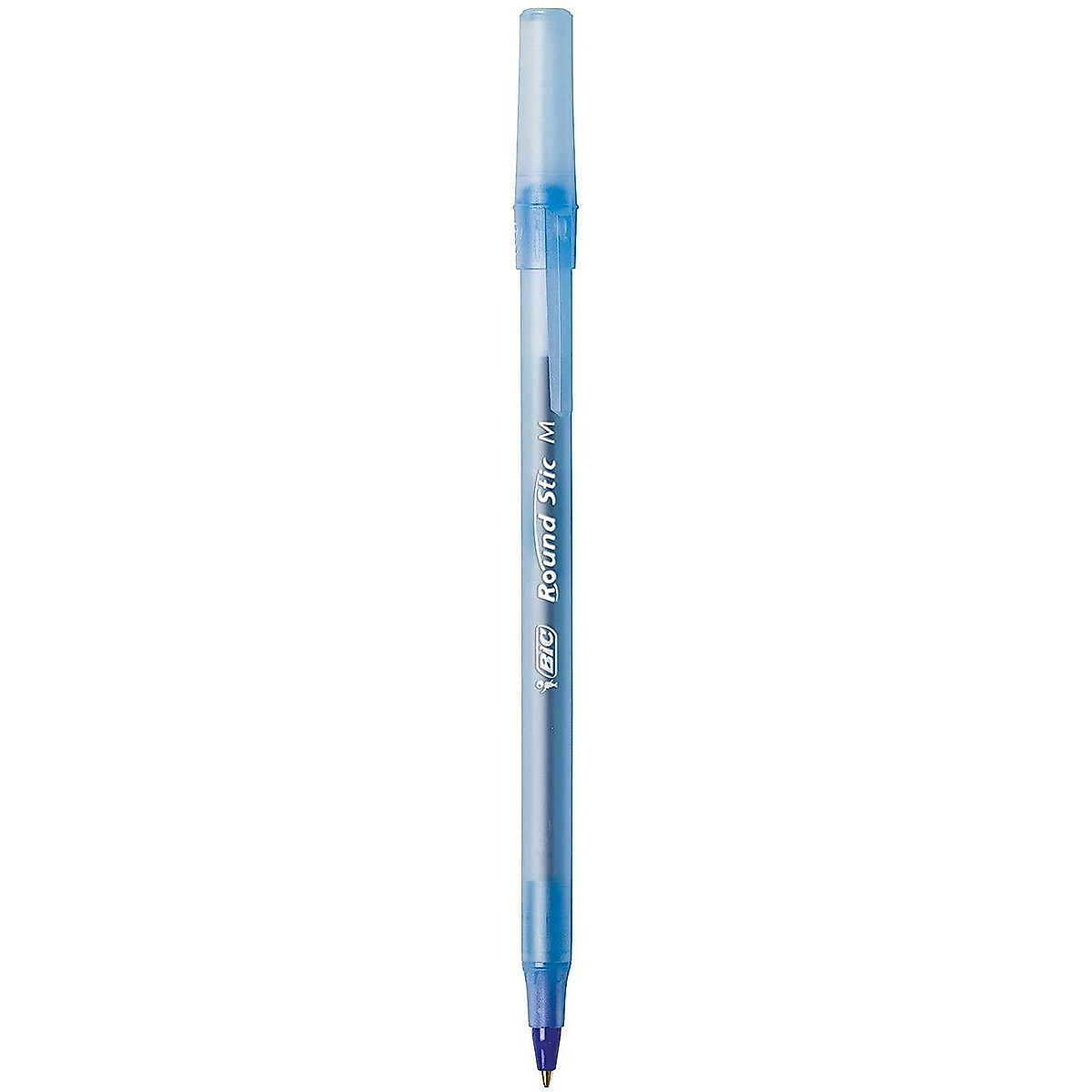 BIC Pens Large Bulk Pack of 400 Ink Pens, Bic Round Stic Xtra Life Ballpoint Pens Medium Point 1.0 Mm, 200 Black Pens & 200 Blue Pens In Box Combo Pack