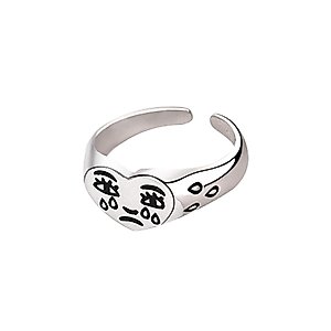 Mr.S Shop Vintage Silver Color Metal Opening Rings for Women New Simple Personality Adjustable Ring Jewelry