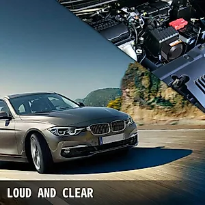 200W Siren Bundle 8 Tones Emergency Warning Siren with PA Speaker MIC System Vehicle Siren Box Fit for Police, Ambulance, Fire Fighting and Engineer Vehicles