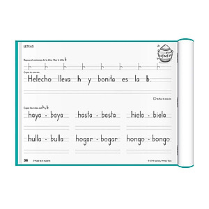 Learning Without Tears El Poder De La Imprenta (Student Edition, Spanish)- Handwriting Without Tears- Grade 2, Print Letters, Words, Sentence Practice Numbers, Coloring- for School and Home Use