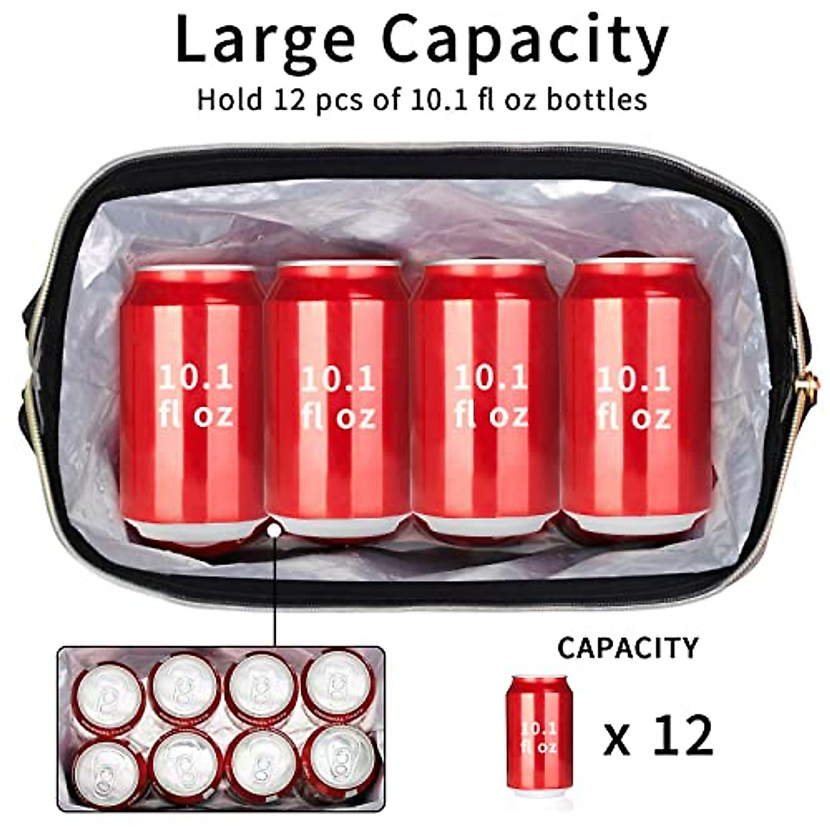 Lunch Bags for Women, Insulated Lunch Bag Reusable Lunch Bag Leakproof Large Lunch Bag with Adjustable Shoulder Strap, Multi-Pocket Lunch Bag for Work, Office, Picnic, Outdoor (Green)