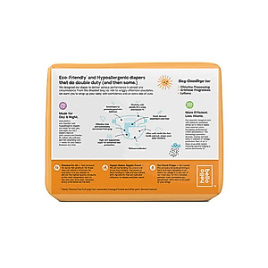 Hello Bello Diapers, 18 Count, Alphabet Soup Design, Size 6