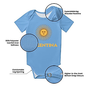 Portugal Baby Outfit Custom Soccer apparel Baby National Team Clothes Personalized Name and Number Birthday Gifts,Newborn Baby Boy Girls Unique Clothes 3M-2T