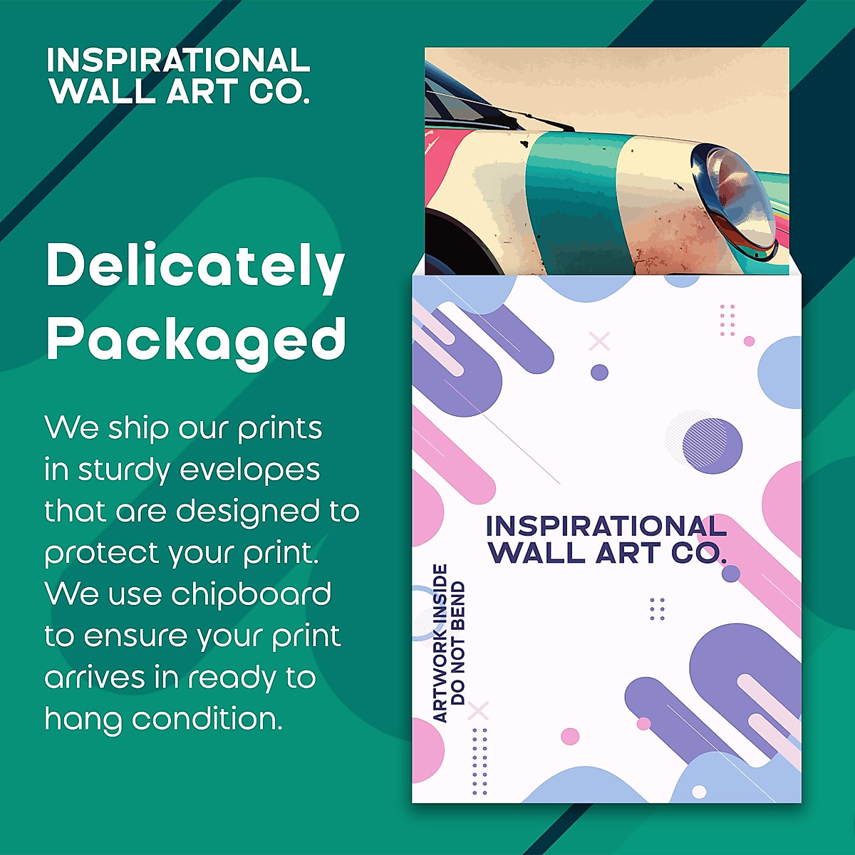 Inspirational Wall Art Co. - Precision | 2023 Porsche 911 - Car Posters for Boys Room - Car Wall Decor - Car Room Decor - Car Posters for Men | 11x14 Inches Unframed