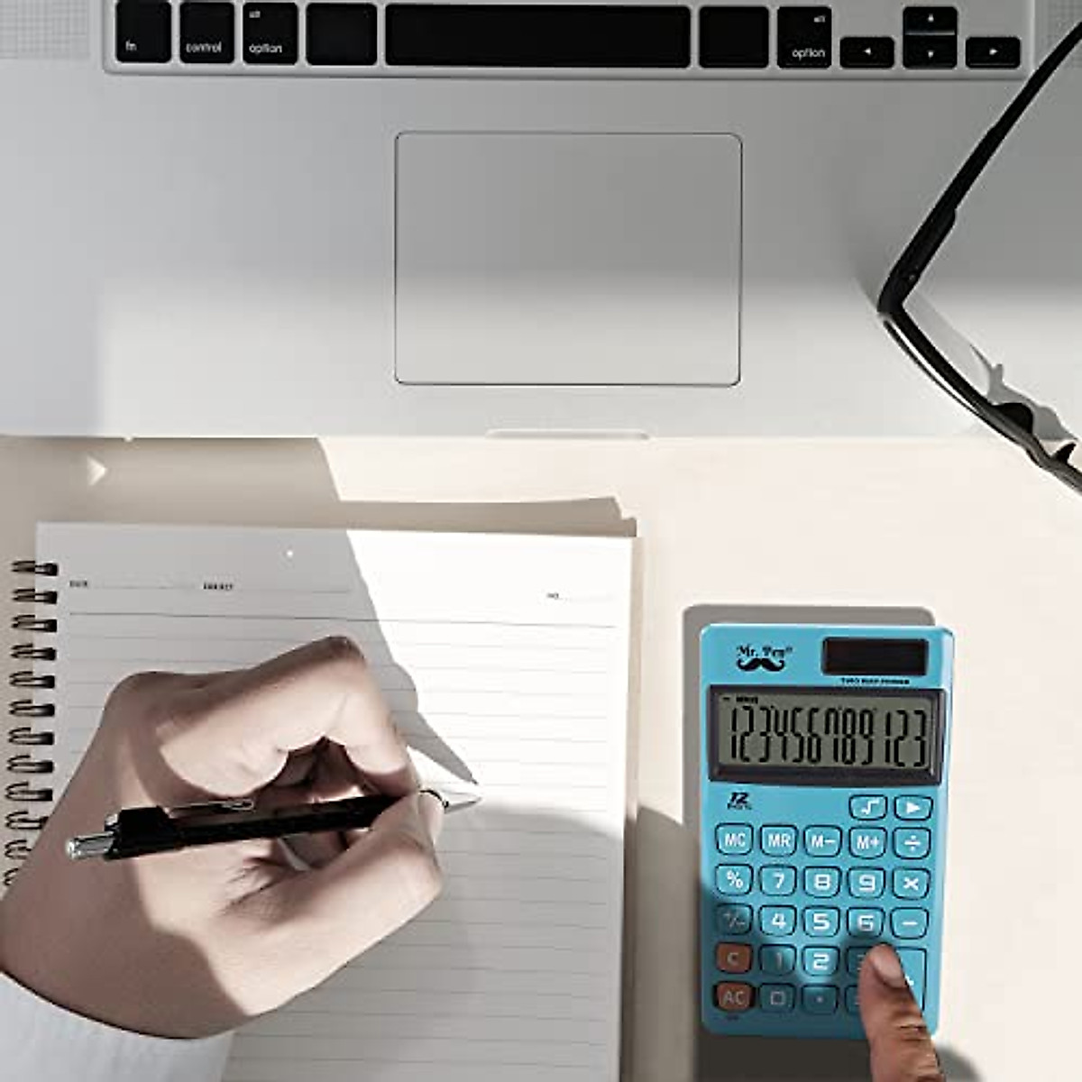 Mr. Pen- Standard Function Calculator, 12 Digits, Small Calculator, Solar Calculator, Pocket Calculator, Simple Calculator, Basic Office Calculators, Solar Handheld Calculator, Standard Calculator