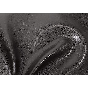 VViViD Bycast65 Black Gloss Top-Grain Faux Leather Marine Vinyl Fabric (1.5ft x 54")