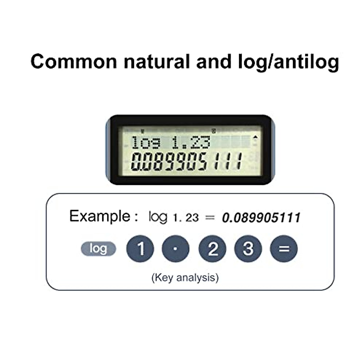 Altsuceser 2 Line Electronic Scientific Calculator 240 Functions Arithmetic Calculator Large Display Math Calculator for Student Teacher Classroom High School College School Business Offices Blue