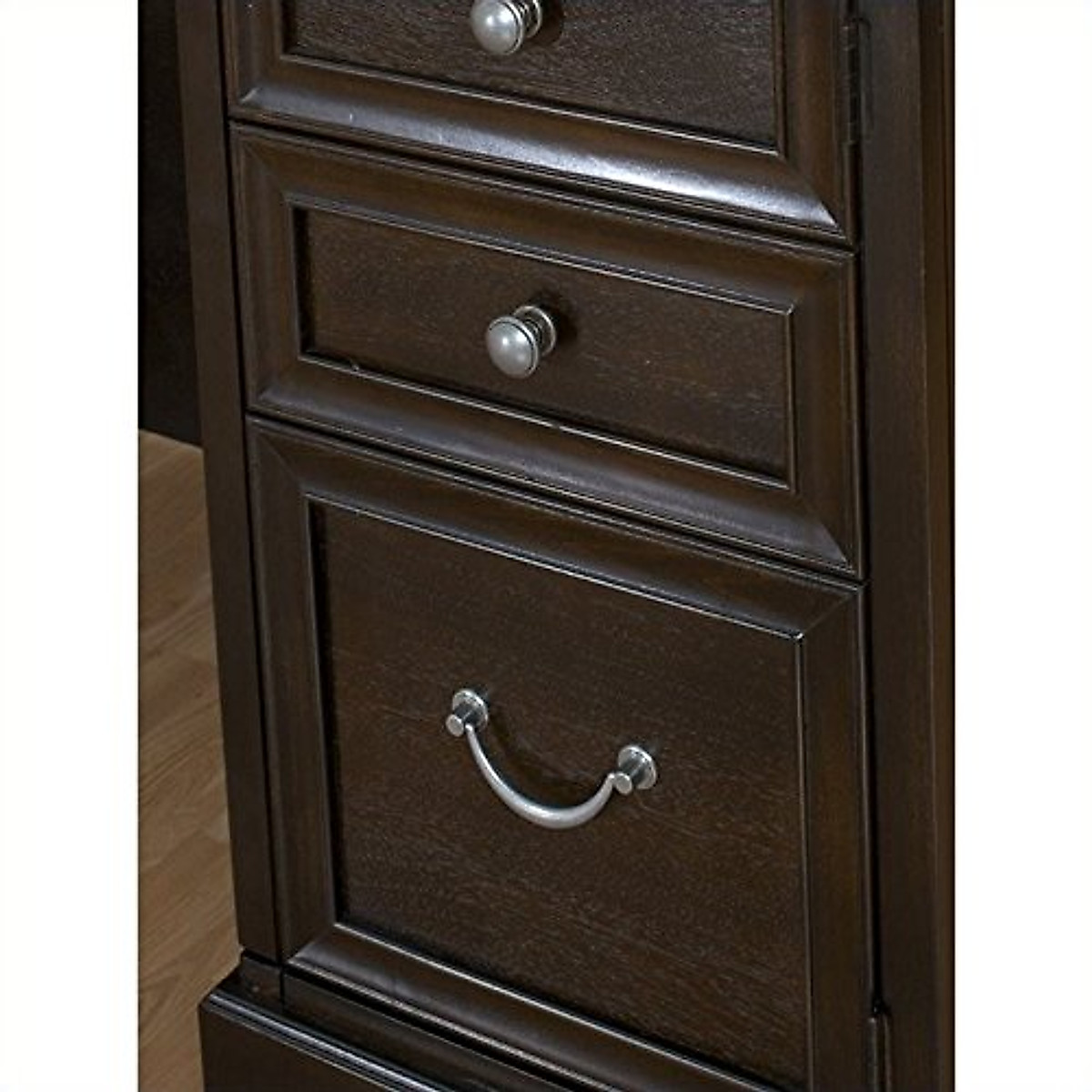 Martin Furniture Fulton 61" Space Saver Double Pedestal Desk - Fully Assembled