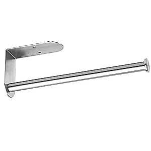 Paper Towel Holder Under Cabinet, OBODING, Self Adhesive or Drilling, Paper Towel Holder Wall Mount, 304 Stainless Steel Towel Rack for Kitchen Organization and Storage (12.05 inches)