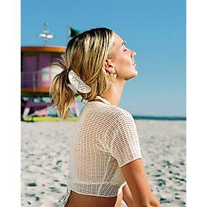 xo, Fetti Bride Claw Clip, White Acrylic Hair Clip, Rhinestone Bride Logo | Bachelorette Party Decorations, Bridesmaid Gift, Bridal Shower, Wedding