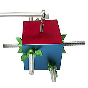 Busy Bird | Box Foraging Bird Toy - Rounded Corners, Non-Removable Wing Nuts - 100% Metal, Ultimate Brain Teaser and Mind Game for Medium to Extra Large Birds