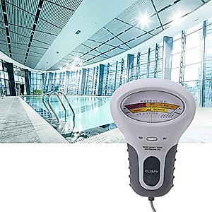 Hakeeta PH Tester, pH Meters, for Swimming Pool, Water Quality Analyzer, with Probe, Easy to Set Up, Quick Testing, Adjust pH of The Pool, for Pools, Aquariums